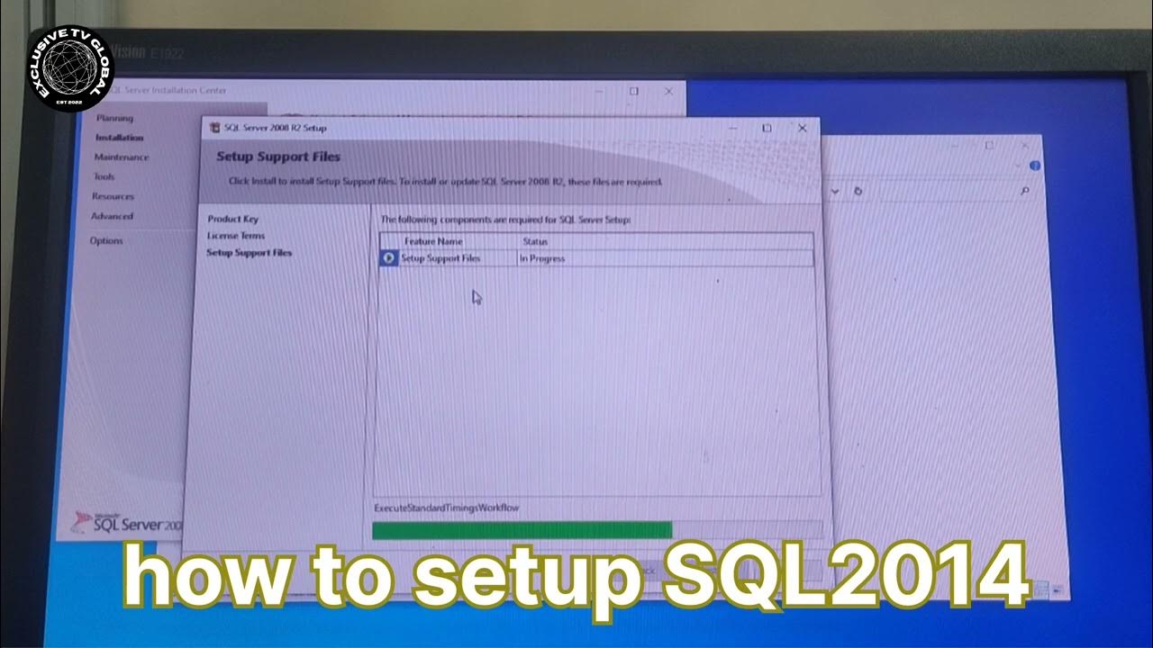 How to setup SQL 2014 on Computer।। Exclusive TV GLOBAL।। - YouTube