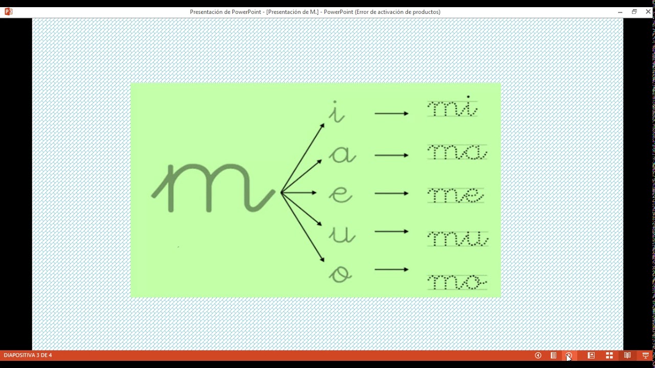 Presentación letra M - YouTube