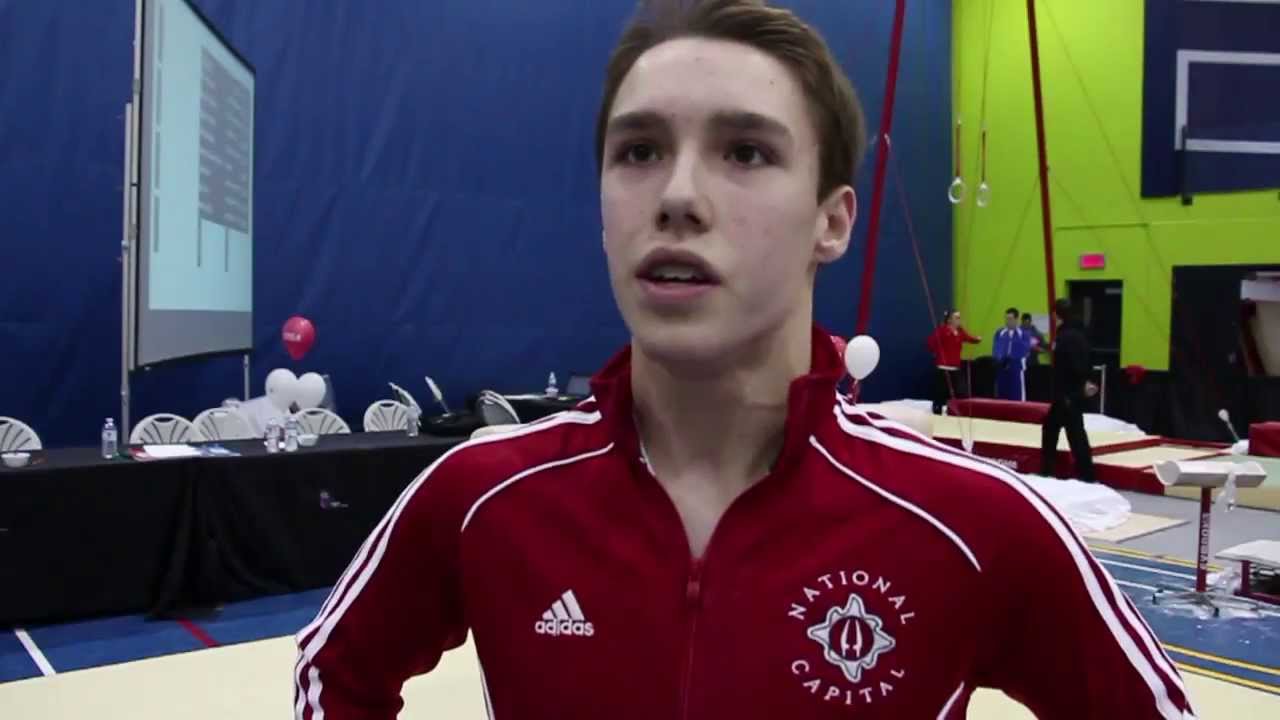 Interview: Sam Zakutney - 2014 Elite Canada gymnastics - YouTube