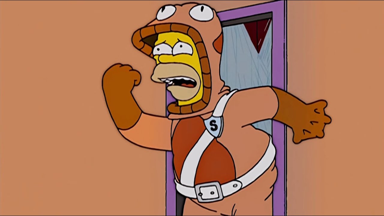 Homer becames salamander? - YouTube