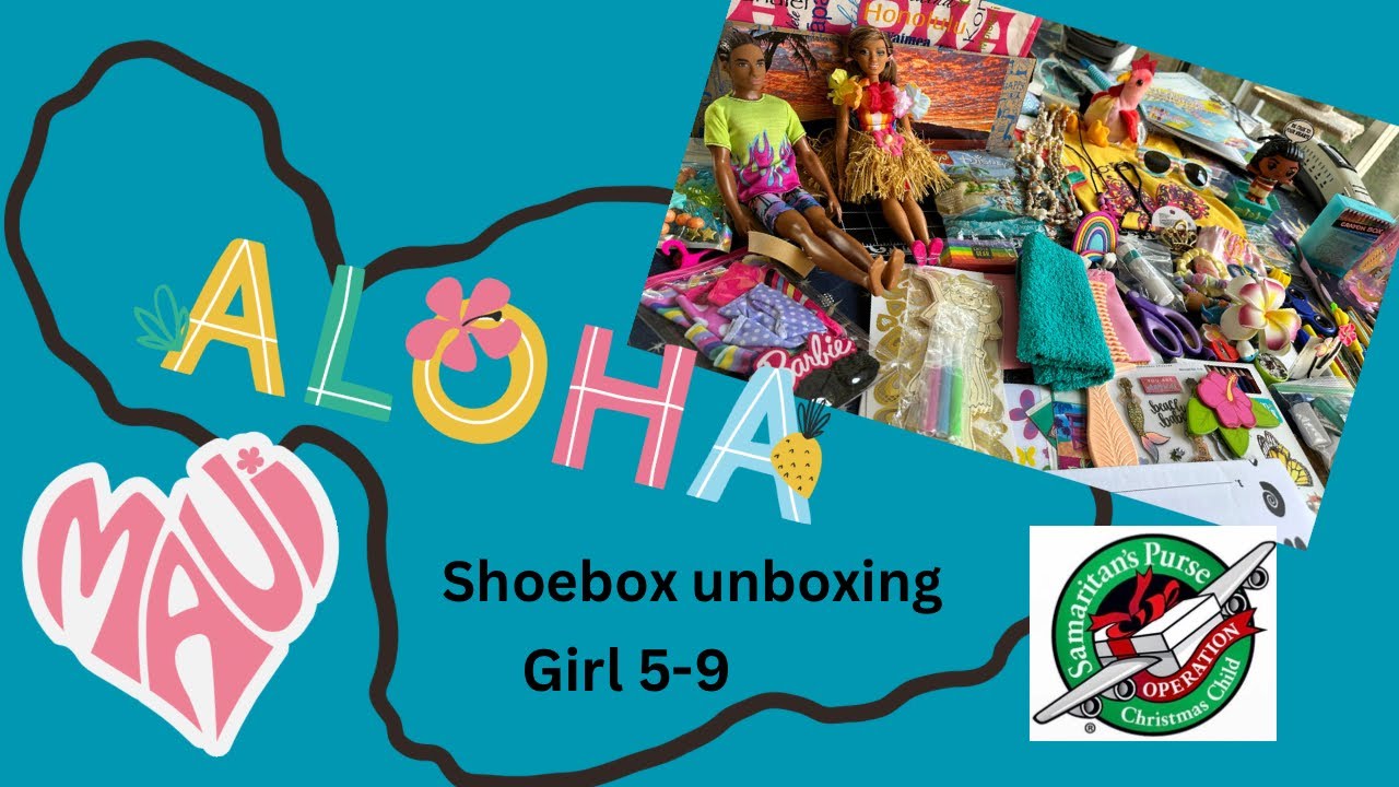 A Maui Hawaii themed shoebox for OCC - girl 5-9#ipackedashoebox # ...