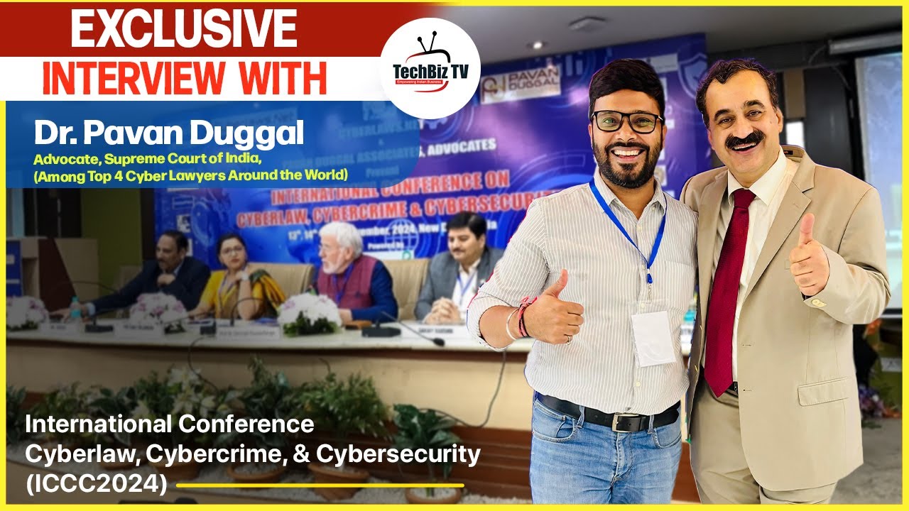 ICCC 2024 I Exclusive Chat with Dr. Pavan Duggal, India's Top ...