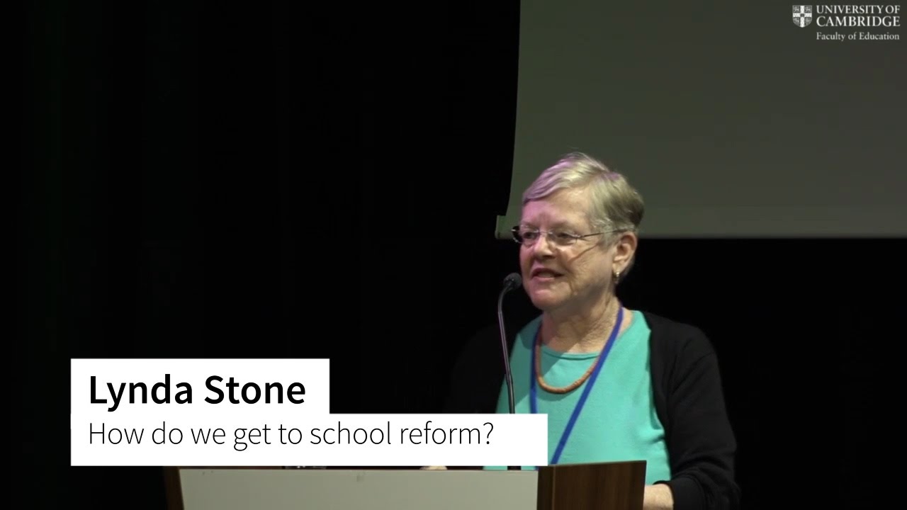 Lynda Stone: how do we get to school reform? - YouTube