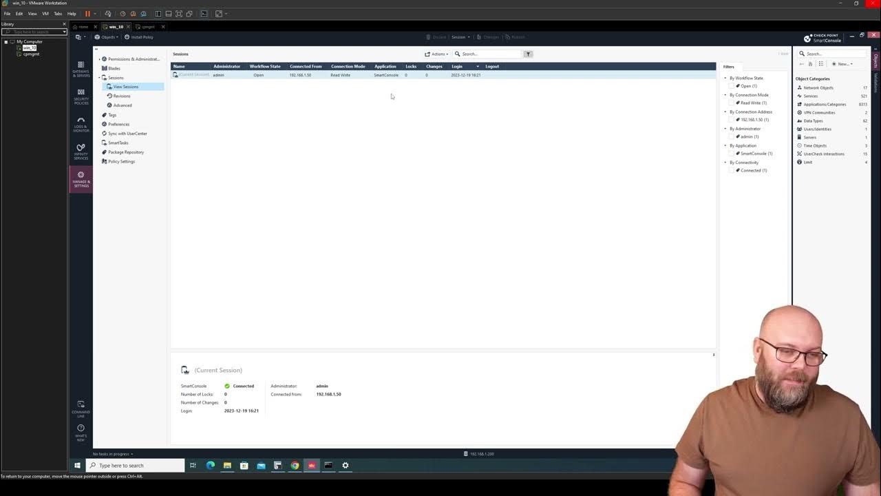 Check Point CCSA R81.20 - Training Lab 2 | Management HFA upgrade - YouTube