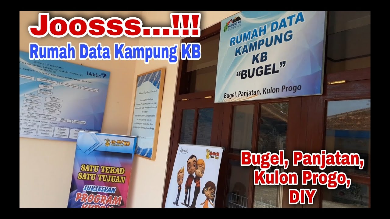 Joss...!! Rumah Data Kependudukan Kampung KB Bugel, Panjatan, Kulon ...