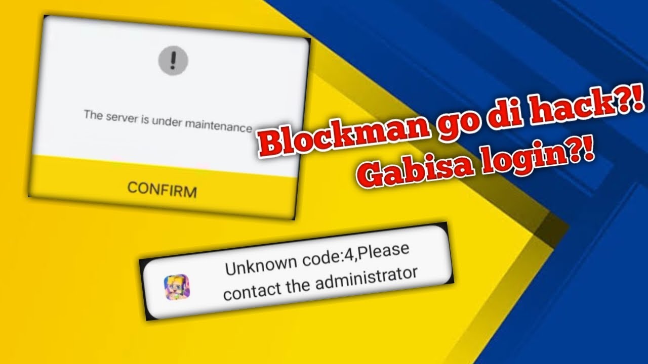 Blockman go dihack?! Eror?! Gabisa login?! | Blockman go Indonesia ...