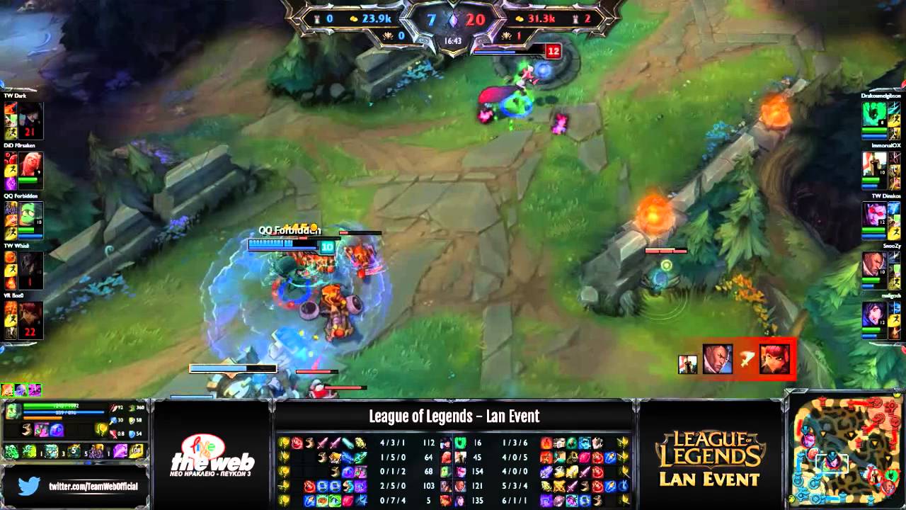 League of Legends - Lan Event - Game 01 (22/05/2015) - YouTube