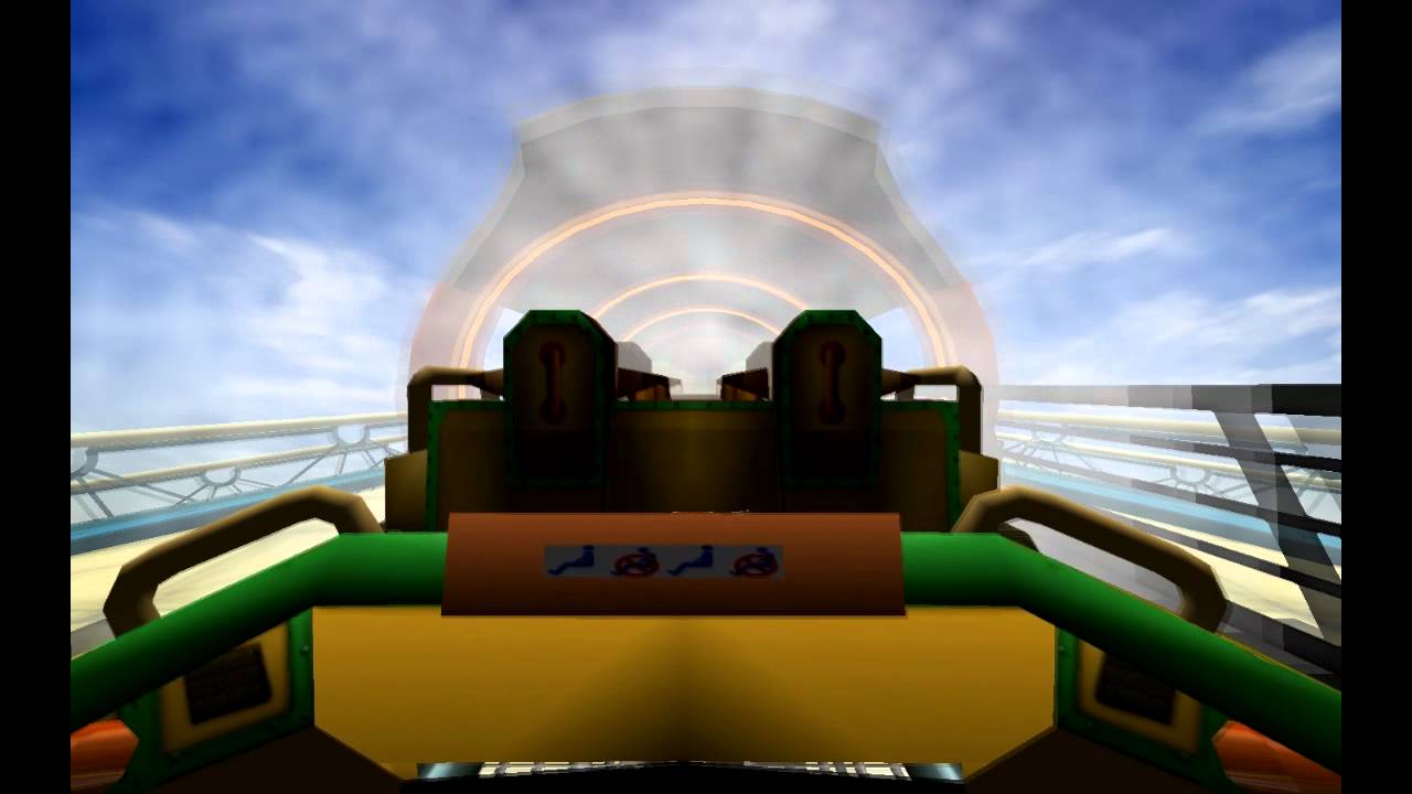 RCT3-Space Mountain : De la Terre à la Lune (HD) - YouTube