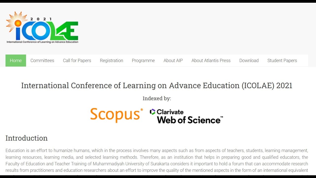 ICOLAE 2021: AIPCP Article Submission Completion - YouTube