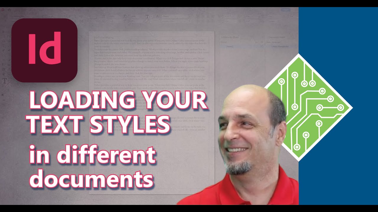 Loading Text Styles in Adobe InDesign - YouTube