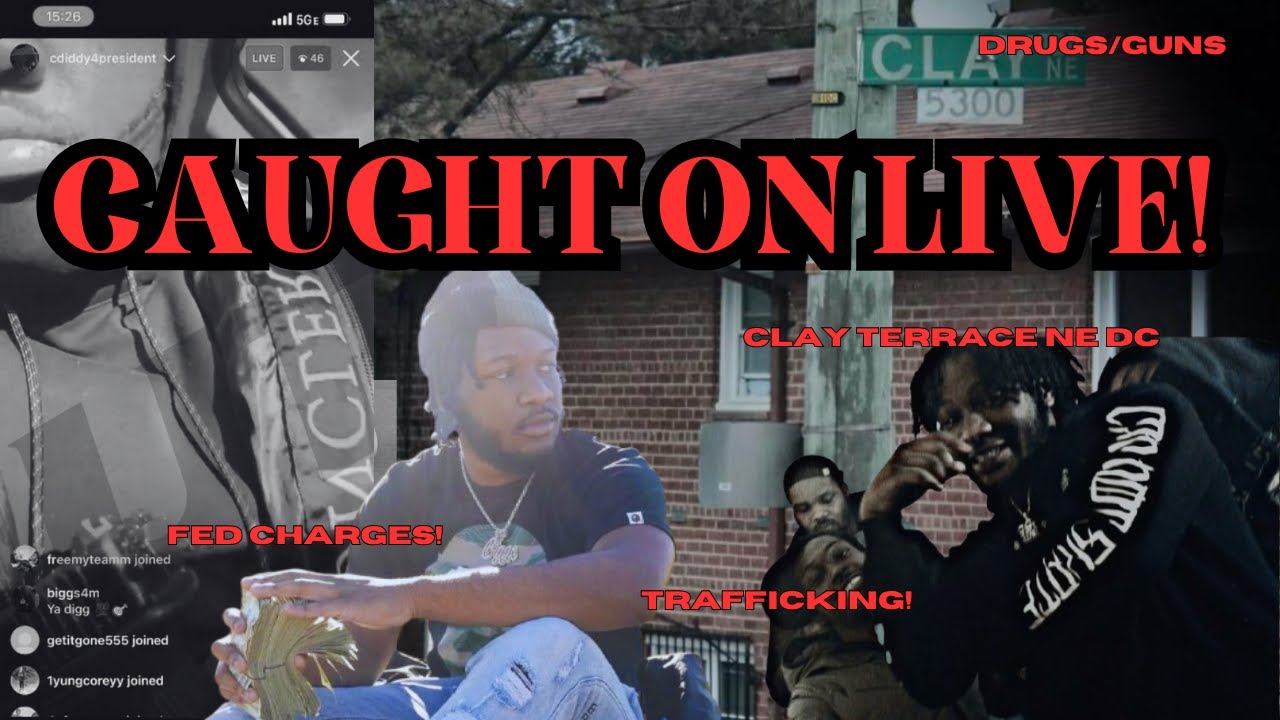 DC Rapper CDIDDY arrested MINUTES after flashing MACHINE GUN on LIVE ...