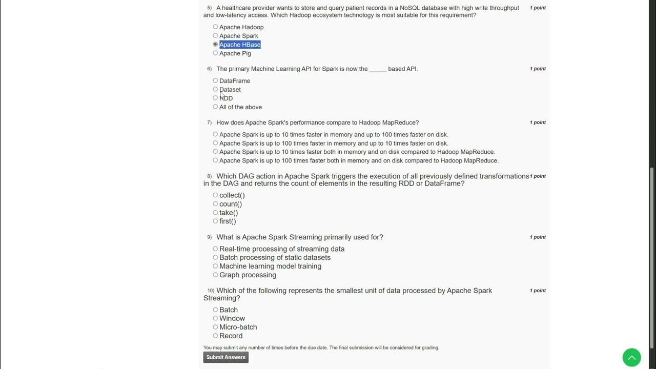 NPTEL Big Data Computing Week 3 Assignment Solution August 2024 IIT Patna - YouTube