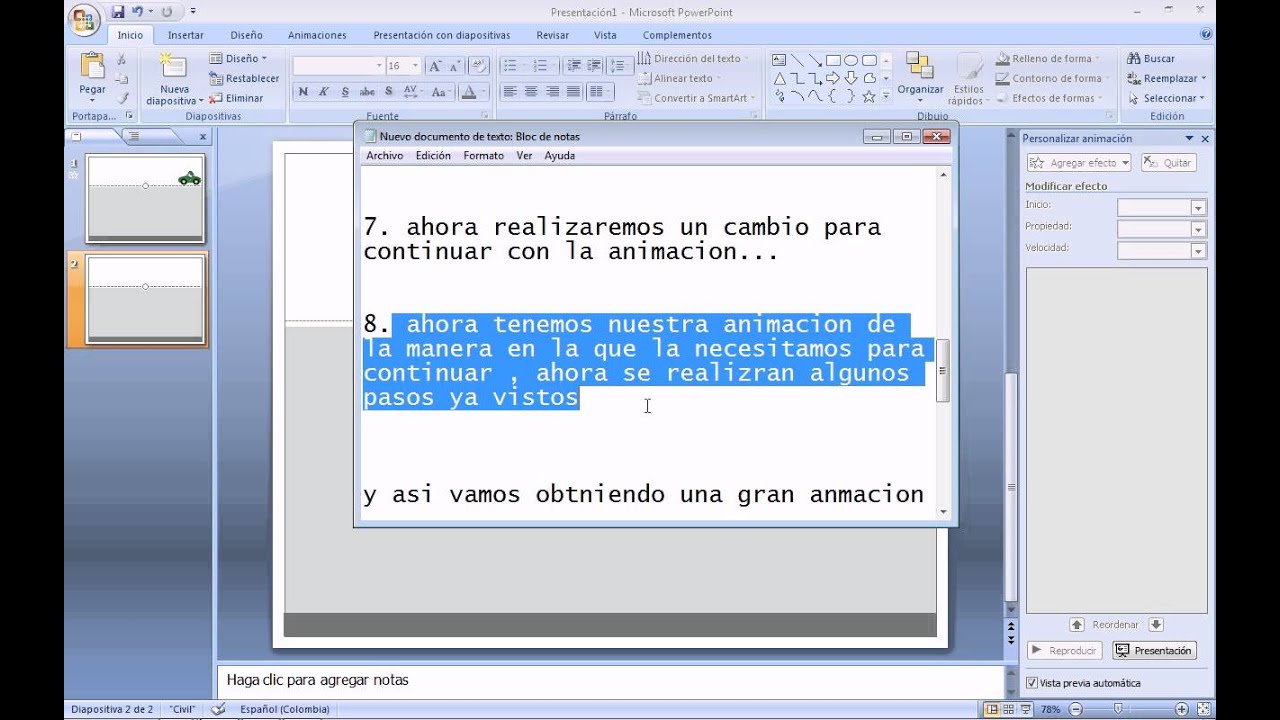 Tutorial de como hacer animaciones en power point - YouTube