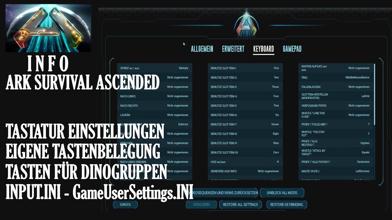 Tastenbelegung konfigurieren - Tastatureinstellung - Keyboard ...