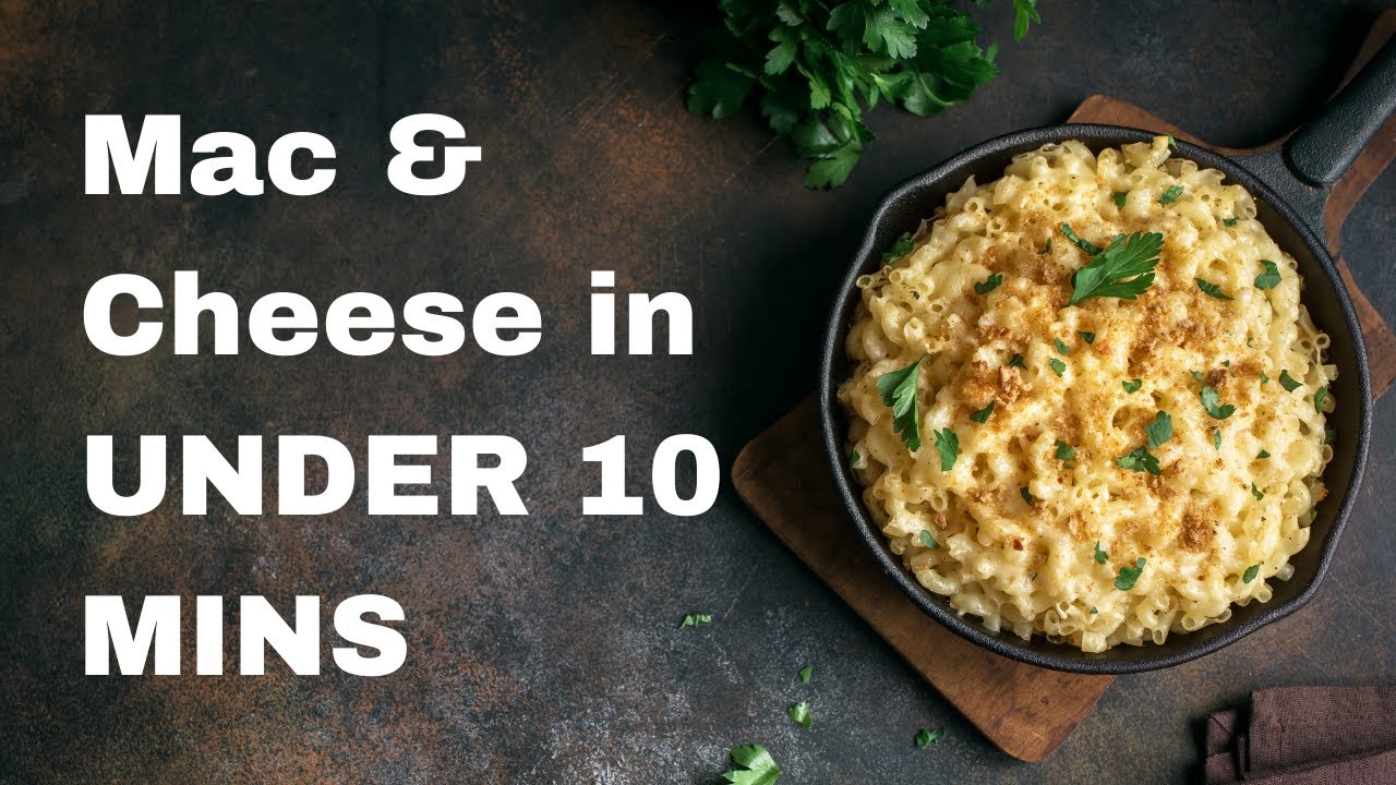 Mac & Cheese in Under 10 MINS | Quick & Easy On-the-Hob Recipe - YouTube