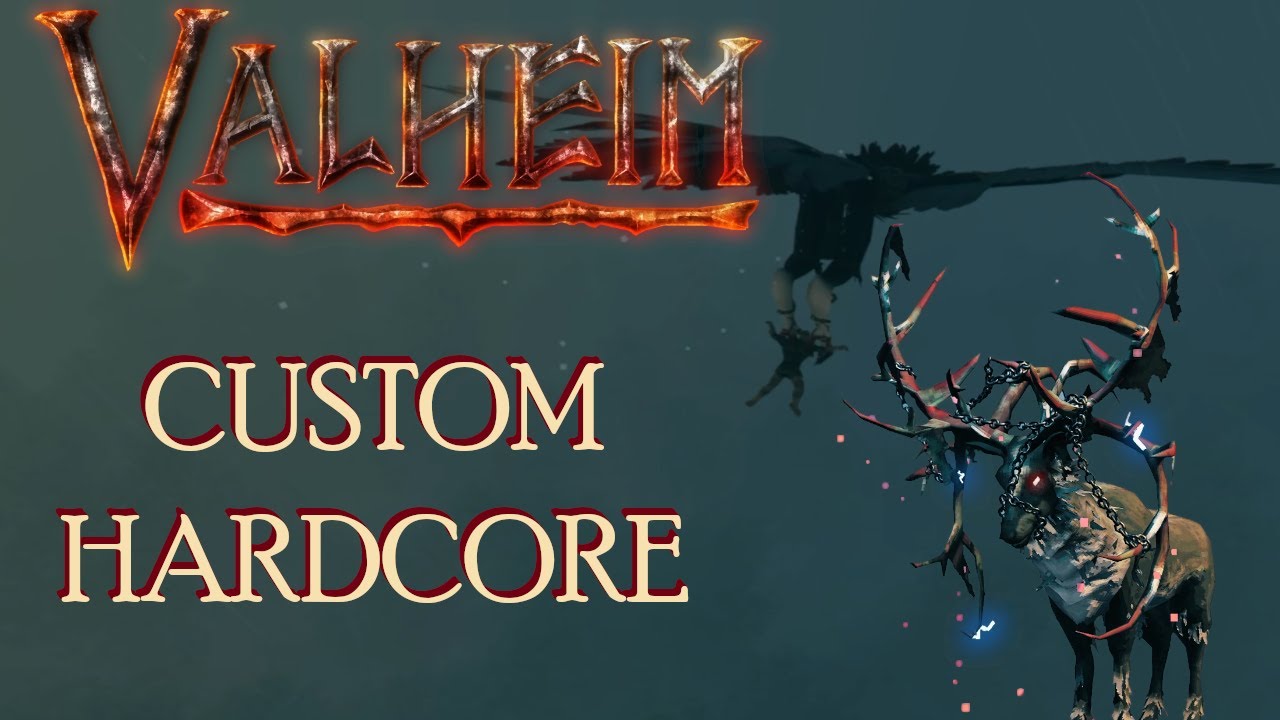Valheim Game-Play CUSTOM Hardcore: from spawn to Eykther - YouTube