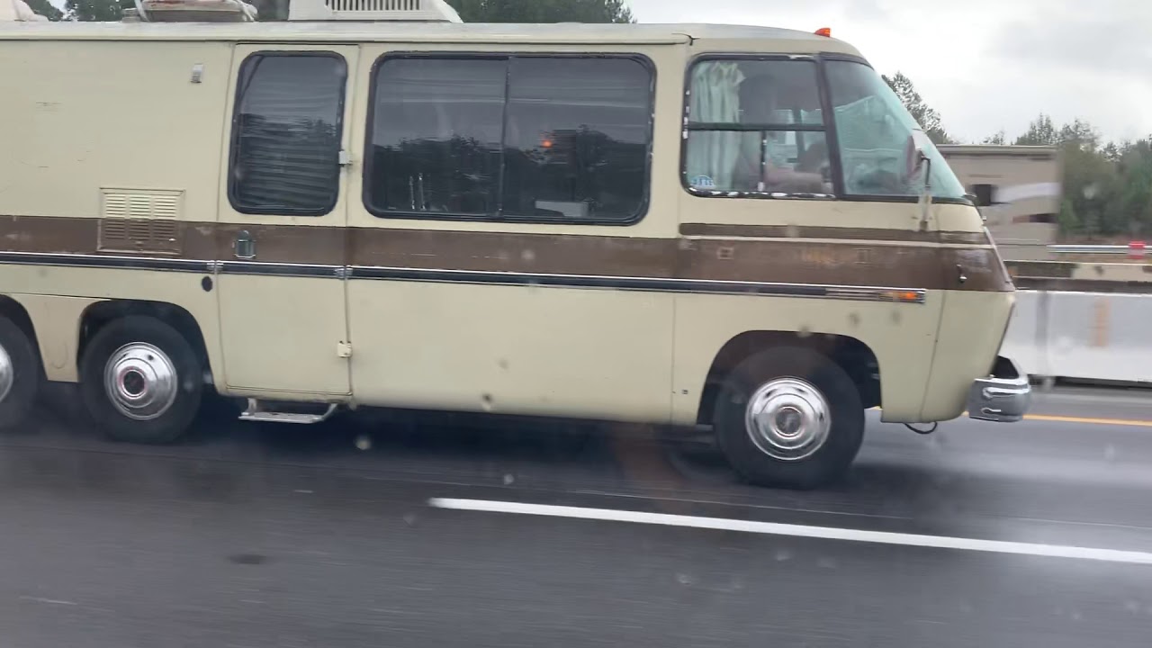 Vintage RV towing Vintage Mazda truck - YouTube