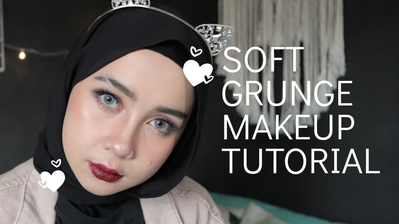 Soft Grunge Makeup Tutorial | syahlaeffendi - YouTube