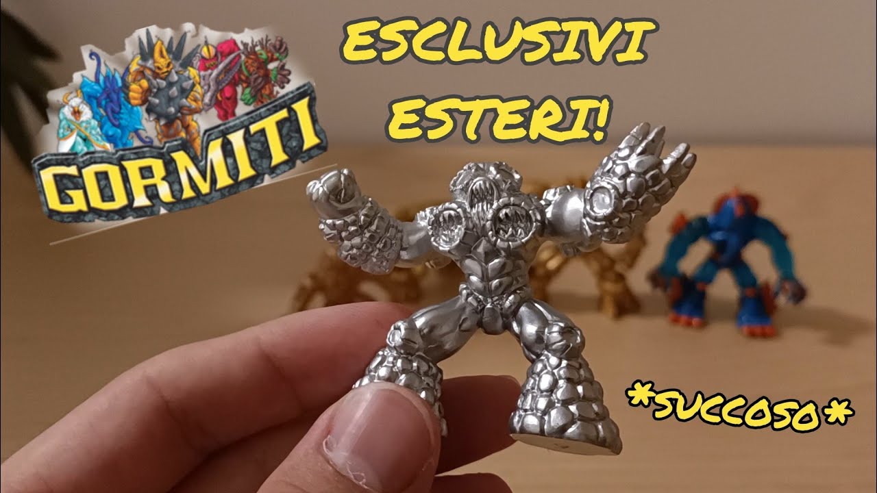 Gormiti Unboxing #19: Esclusivi esteri oro, argento, magic egg e ...