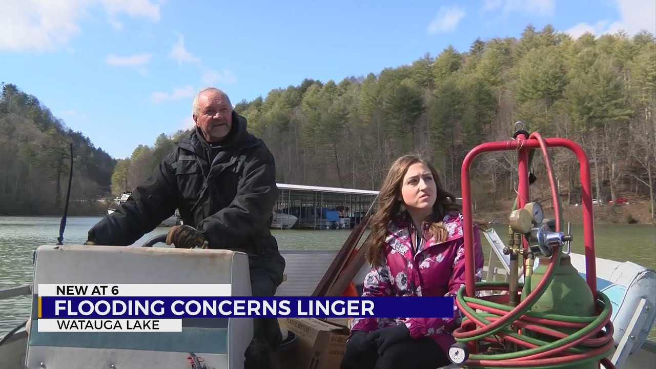 Watauga Lake flooding causes safety hazards & underwater roads for ...