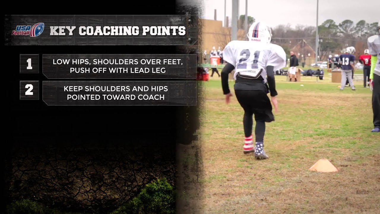 Defensive Back Drill: Backpedal and Weave Drill: Fabien Bownes - YouTube