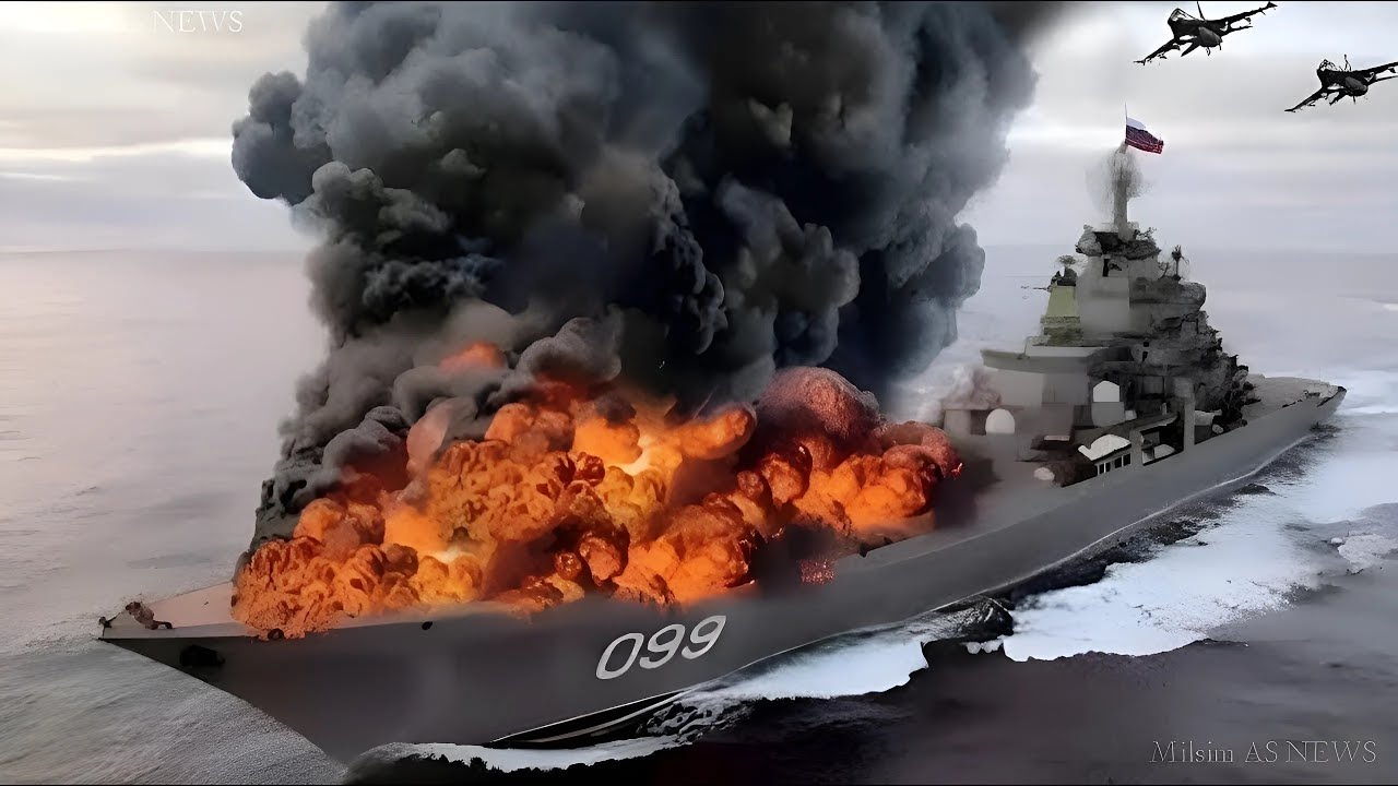 13 Minutes Ago! Just Arrived in the Black Sea Russian Cruiser Warship ...