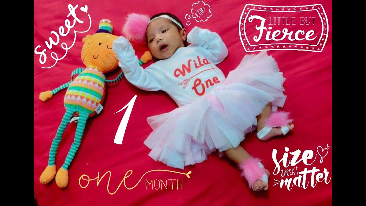 FIRST MONTH BIRTHDAY CELEBRATION - YouTube