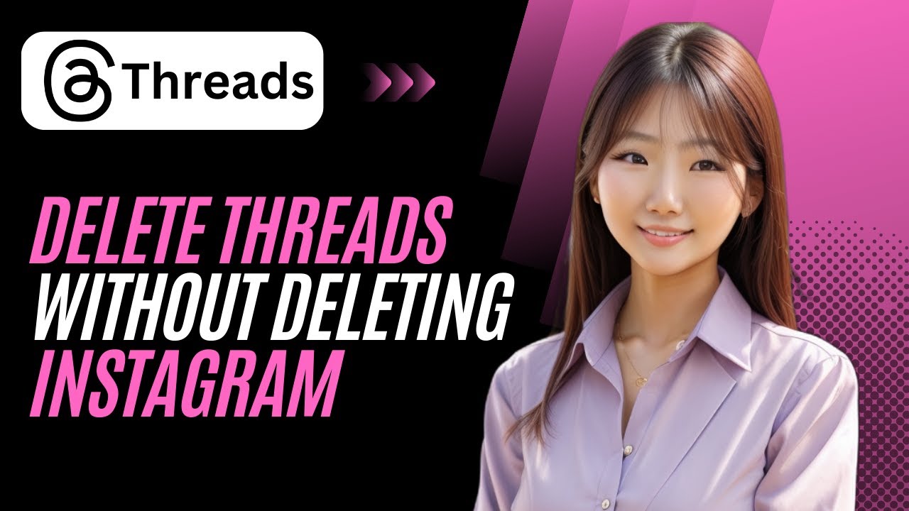How to delete threads without deleting Instagram - YouTube