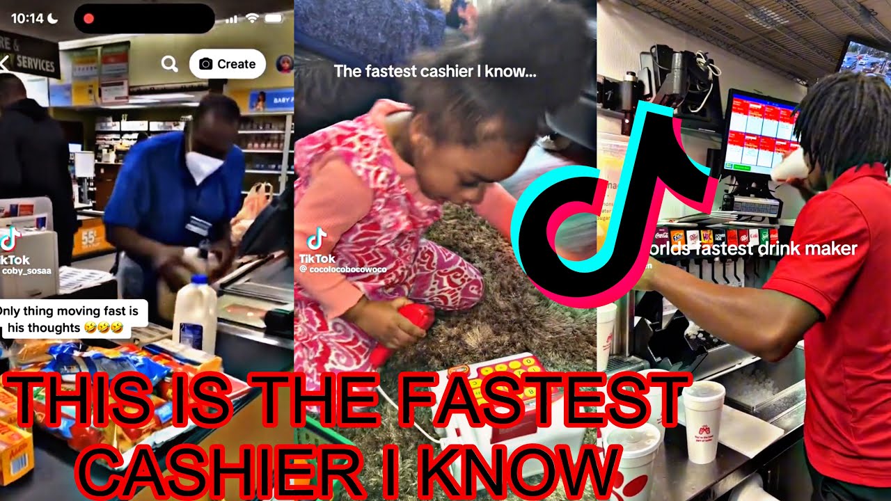 This is the fastest cashier I know | This is the fastest cashier I know ...