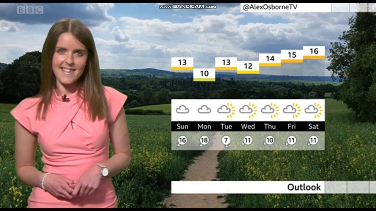 Alex Osbourne BBC South Today weather on BBC ONE May 9th 2020 in HD ...