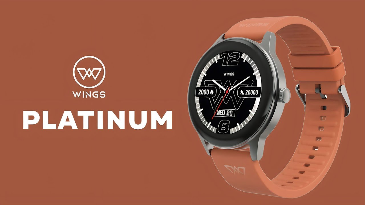 Wings Platinum⚡ Best Round Dail Smartwatch Under 1500₹ - YouTube