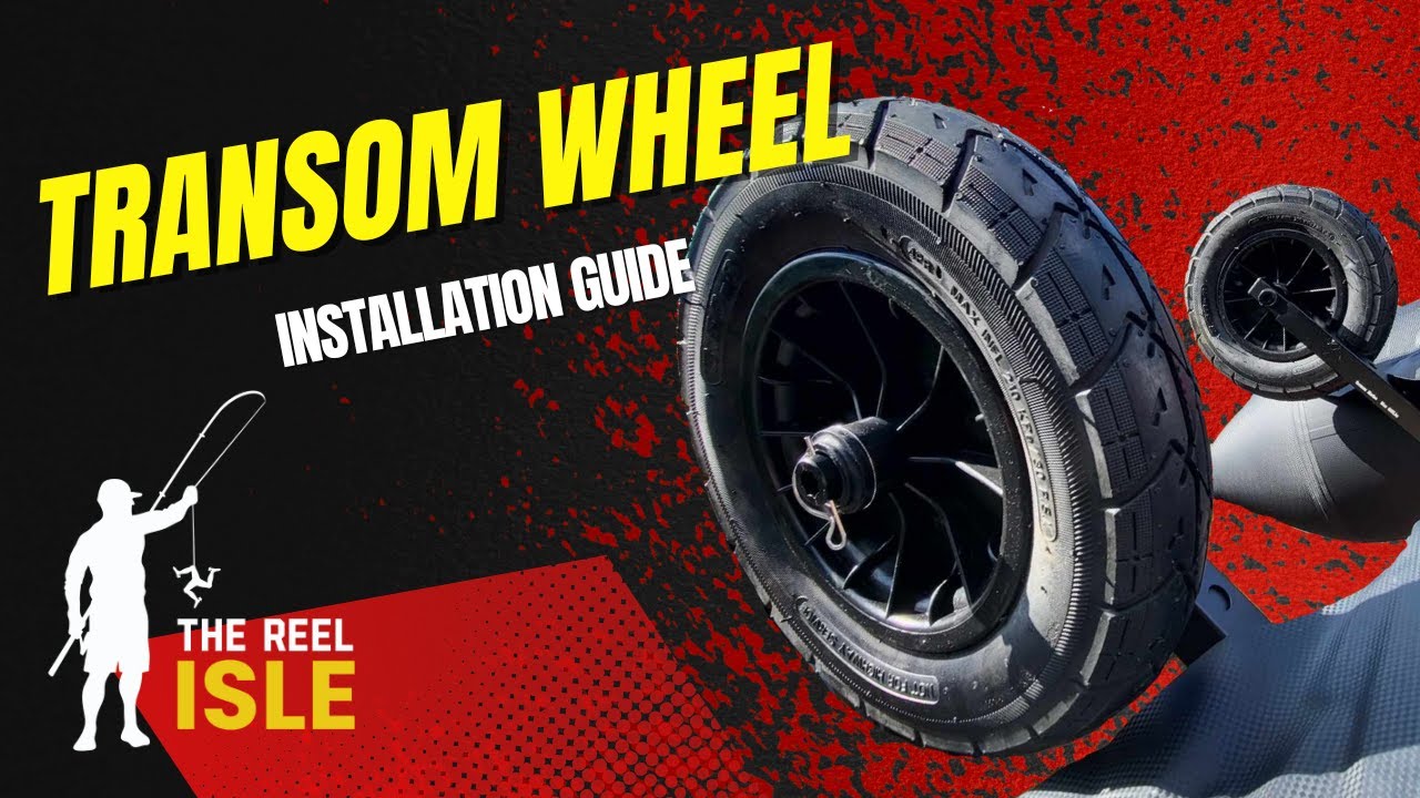 Installing the Seamax Deluxe 4x4 transom wheels - YouTube