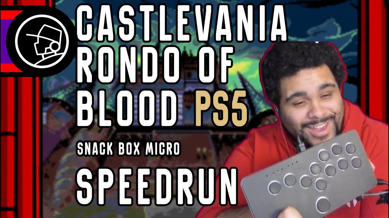 Using SNACK BOX MICRO to get WORLD RECORD on PS5 | Castlevania: Rondo ...