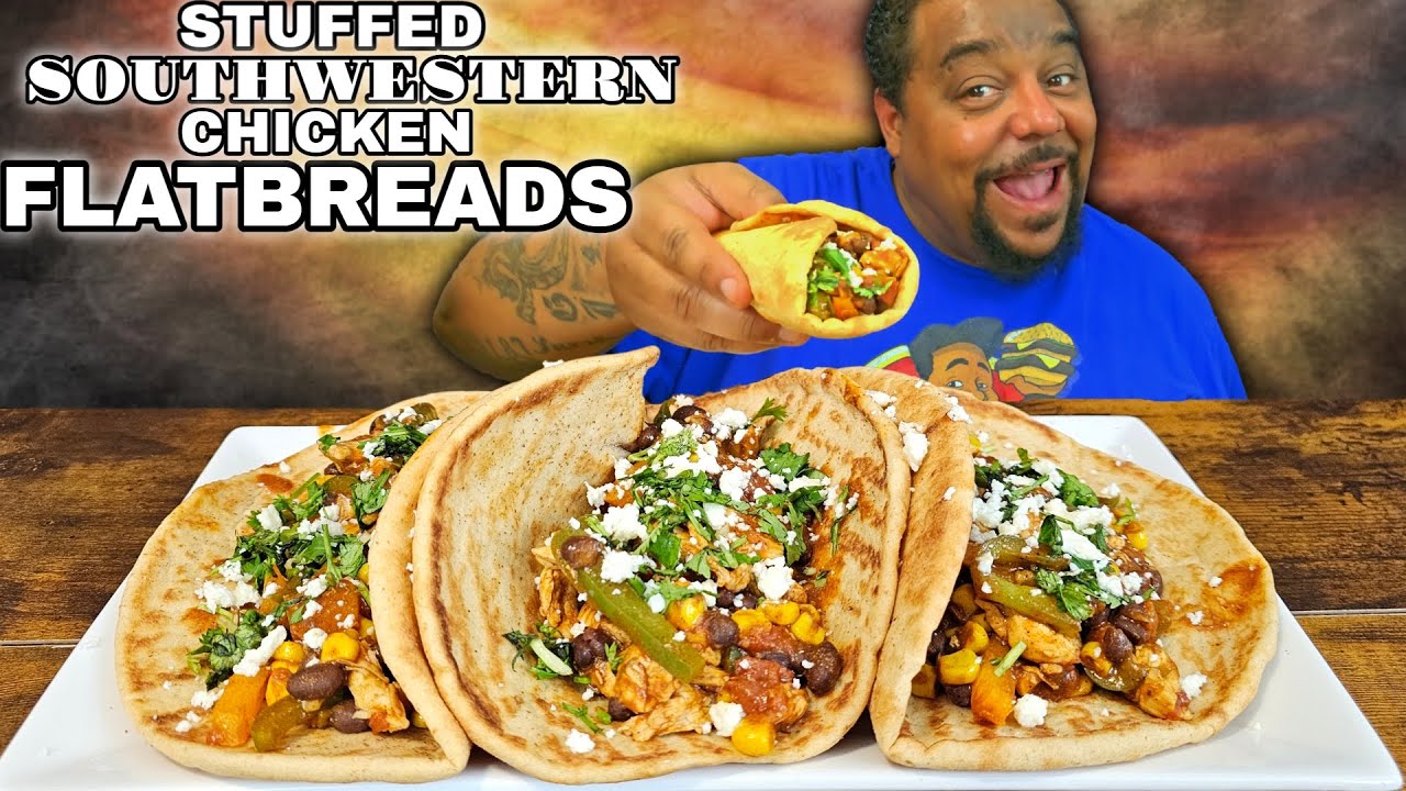 Overstuffed Southwest Chicken Flatbreads You'll Crave ALL DAY LONG ...
