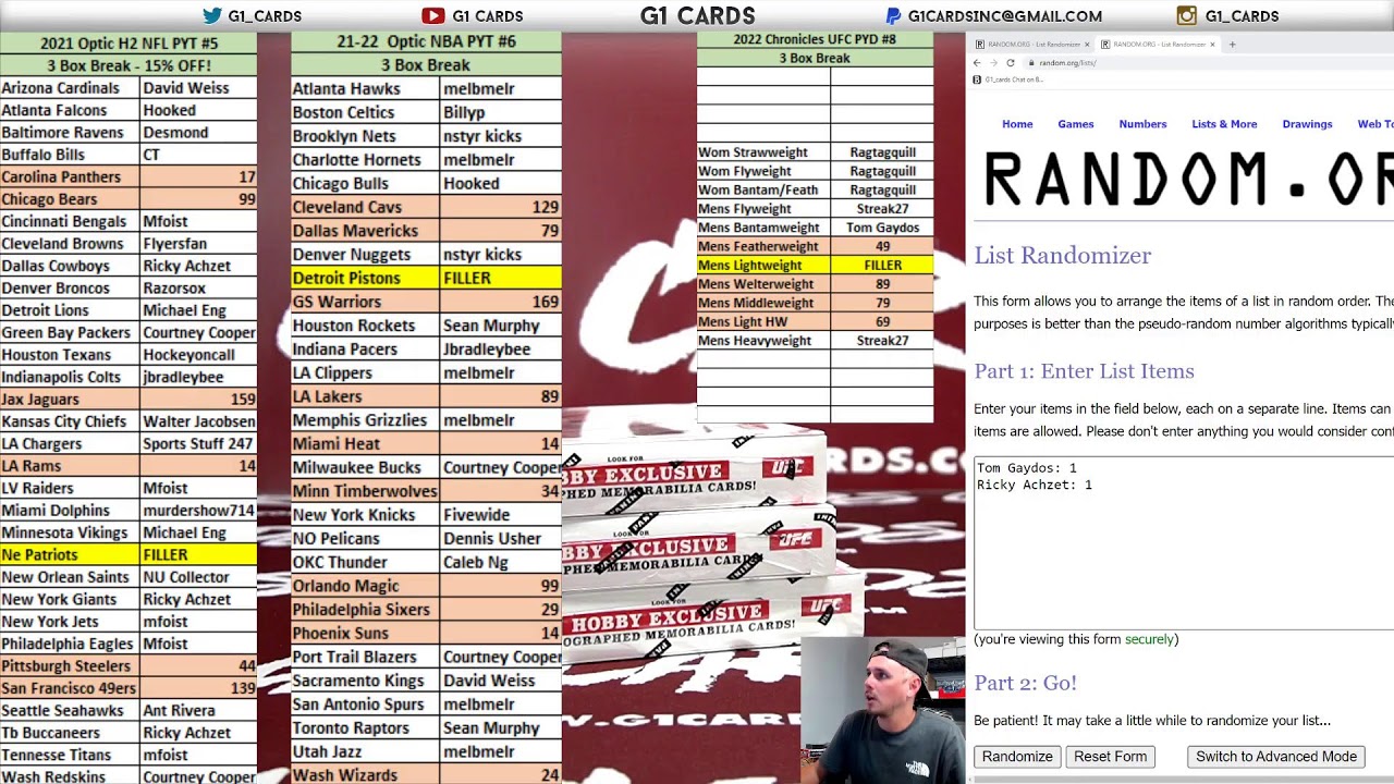 Live Group Case Breaks! - YouTube