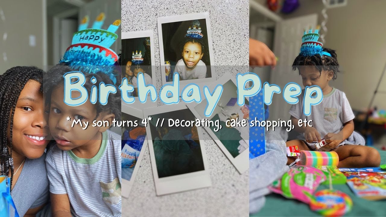 birthday prep | cake shopping , room decorating + birthday breakfast ...