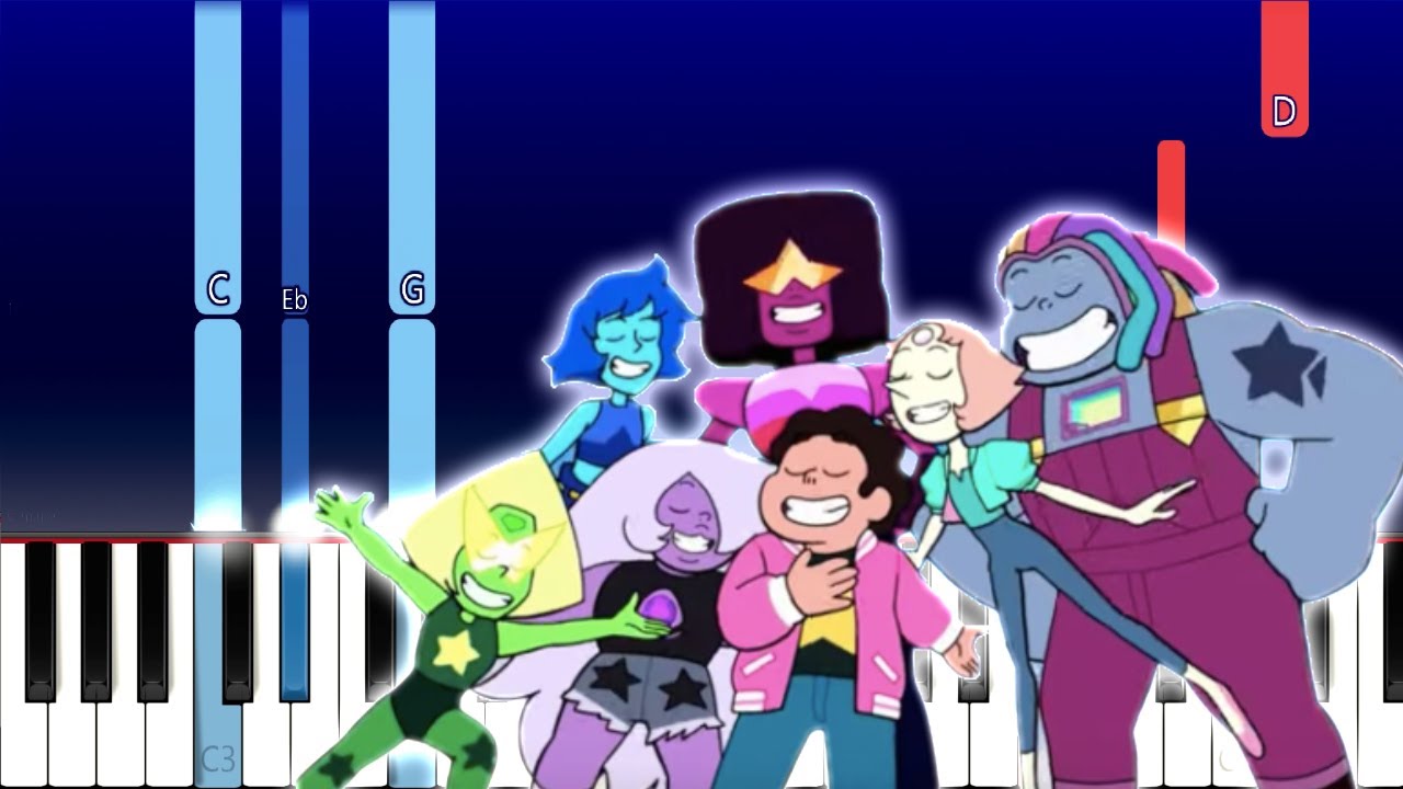 Steven Universe Future Theme Song (Piano Tutorial) - YouTube