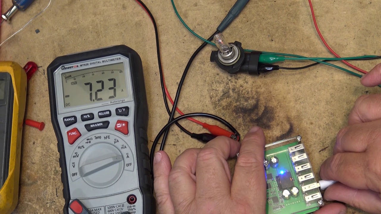 DC DC converter module overload - YouTube