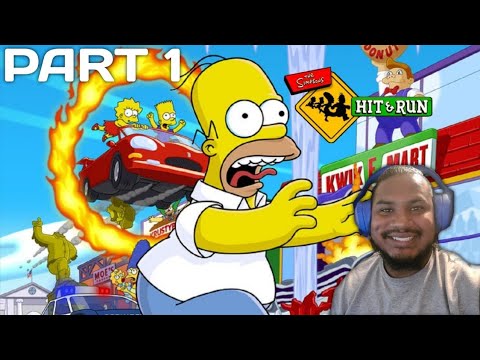 The Simpsons Hit & Run Part 1 Welcome To Springfield - YouTube