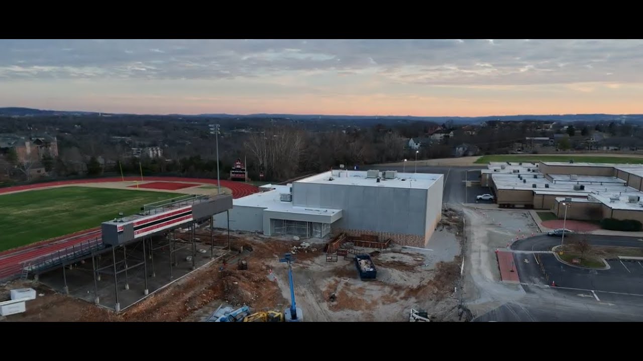 Branson Junior High Activity Center Update - YouTube