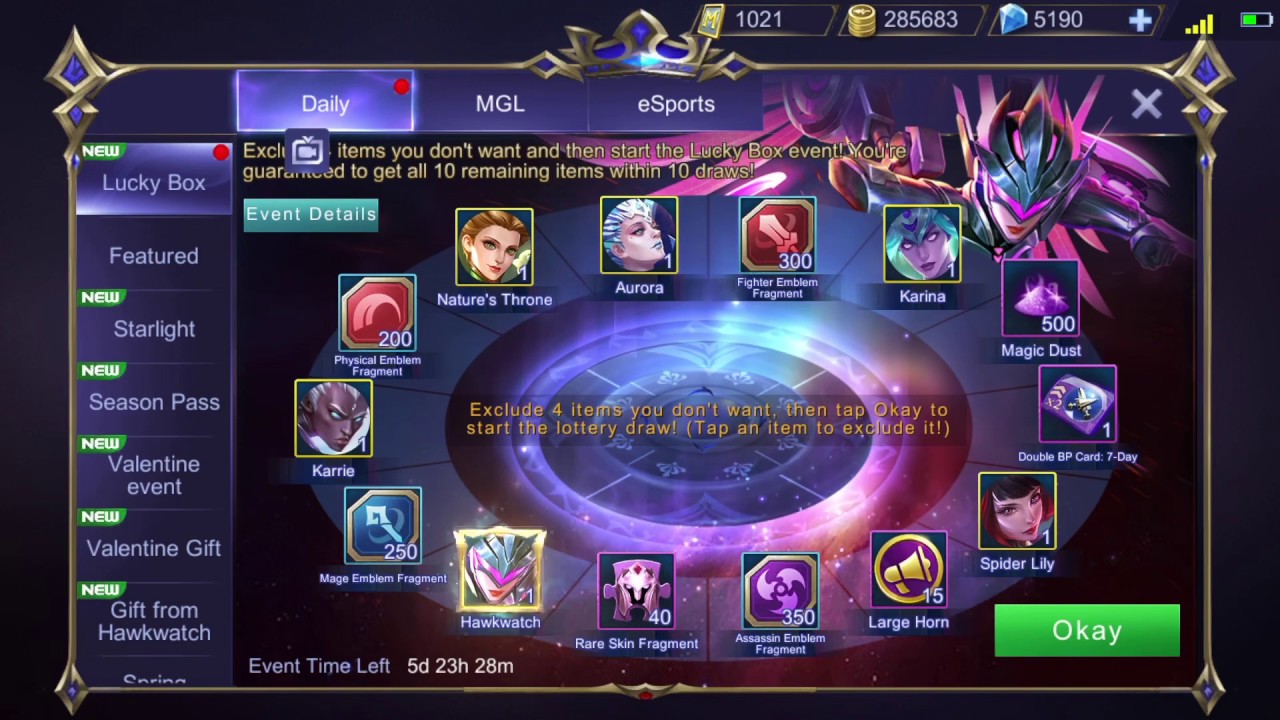 Karrie Epic Skin Lucky Box(Save 1 Spin) - YouTube