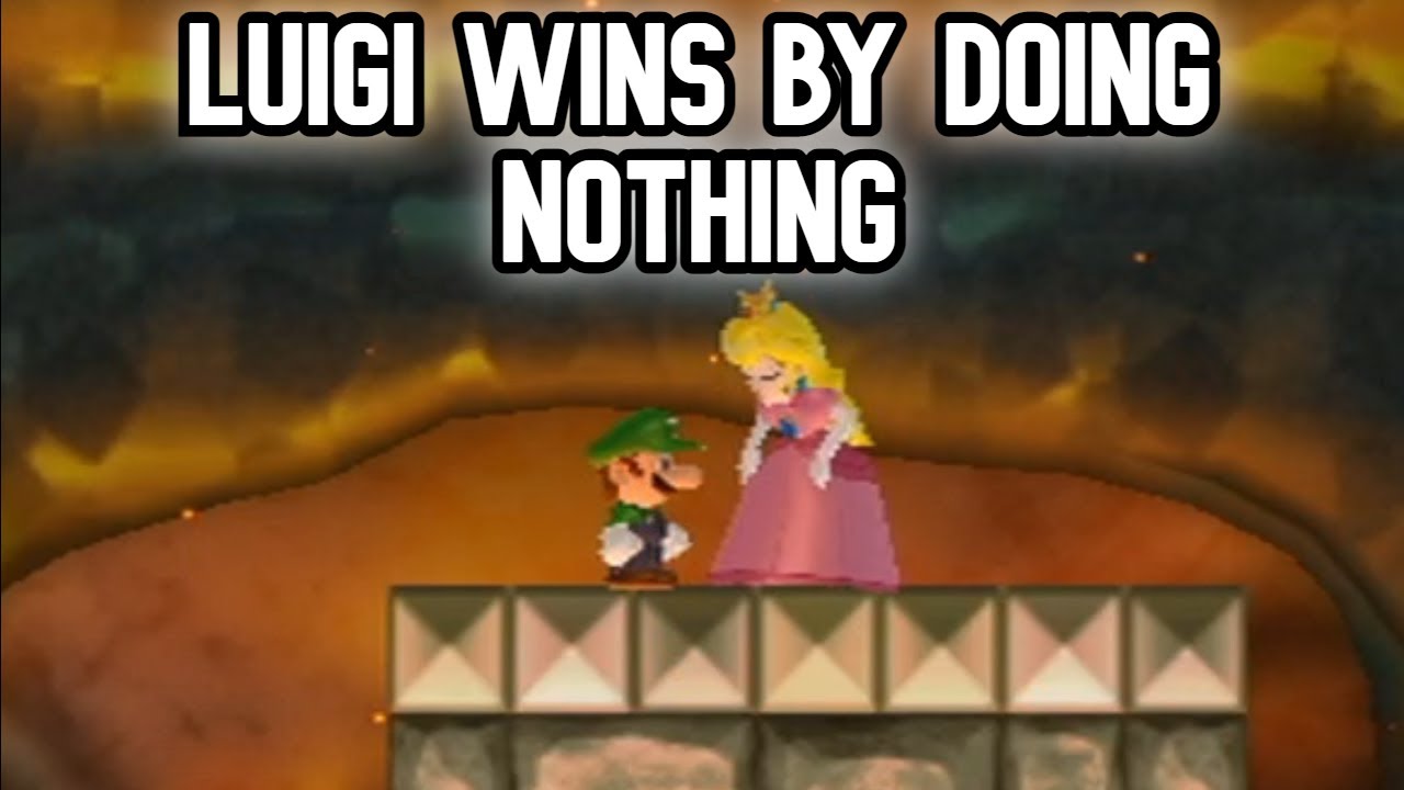 Luigi Beats the Game by Doing Nothing - YouTube