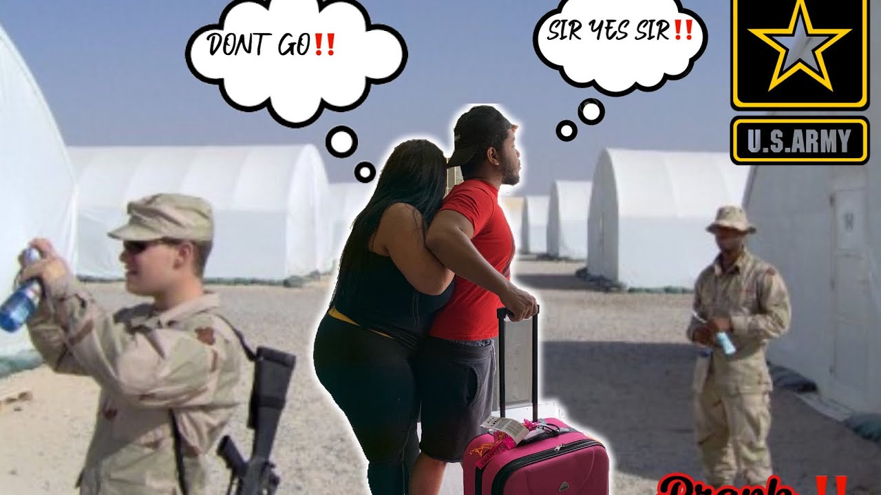 JOINING THE ARMY PRANK ON GIRLFRIEND! **WE BOTH CRIED** - YouTube