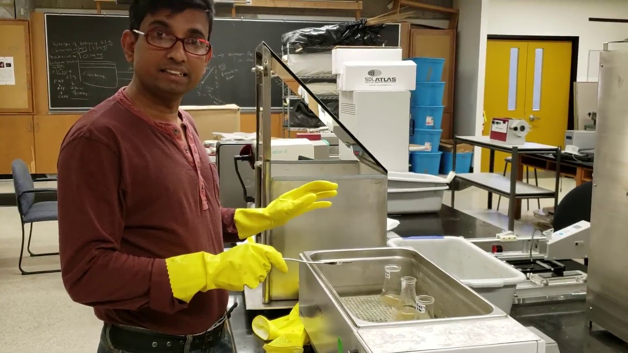 Fiber Extraction, Scouring with Oscillating bath - YouTube