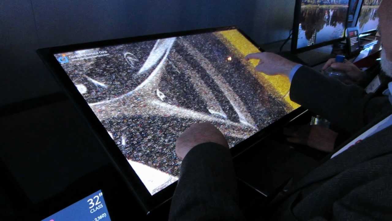 CES 2013: CIC enVision is used to promote SHARP's Ultra HD Touch ...