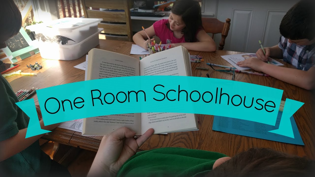 One Room Schoolhouse || Large Family Homeschool - YouTube