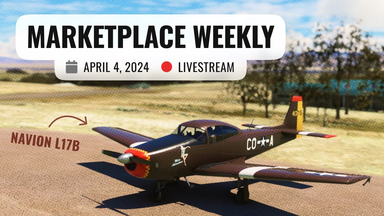 ⏪ Replay: Marketplace Weekly / April 4, 2024 / Navion L17B, Blue Flame rocket car - YouTube