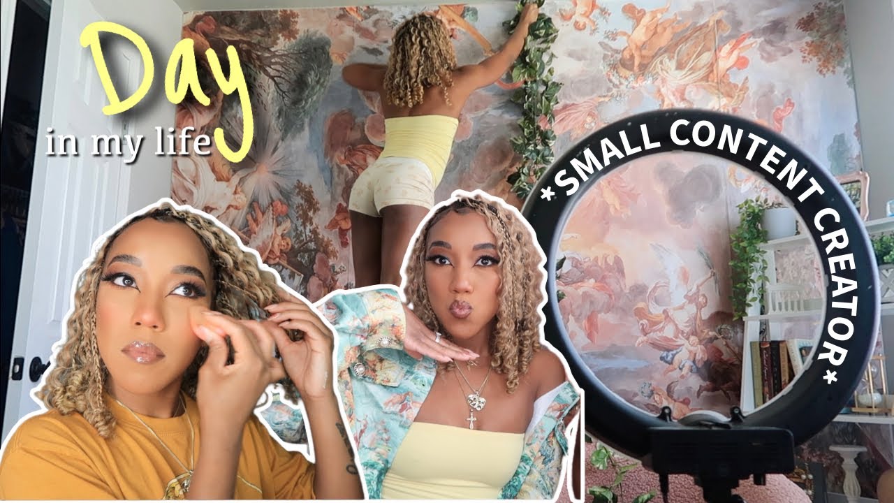 Day in the Life of a Small Content Creator + Opening Up - YouTube