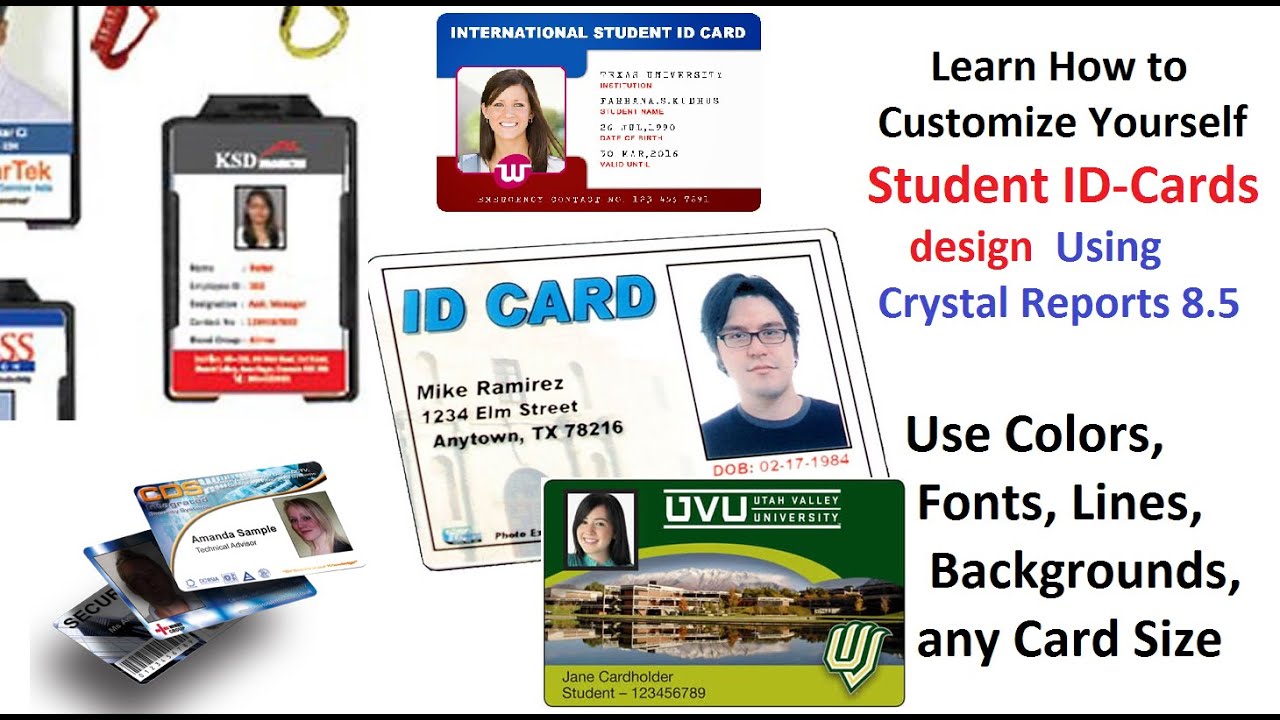 How to Design ID-Cards In I-Genius School ERP Software by www ...