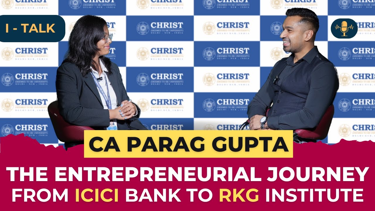 My *UNTOLD* story ️‍🔥 || CA Parag Gupta i - TALK || Christ University ...